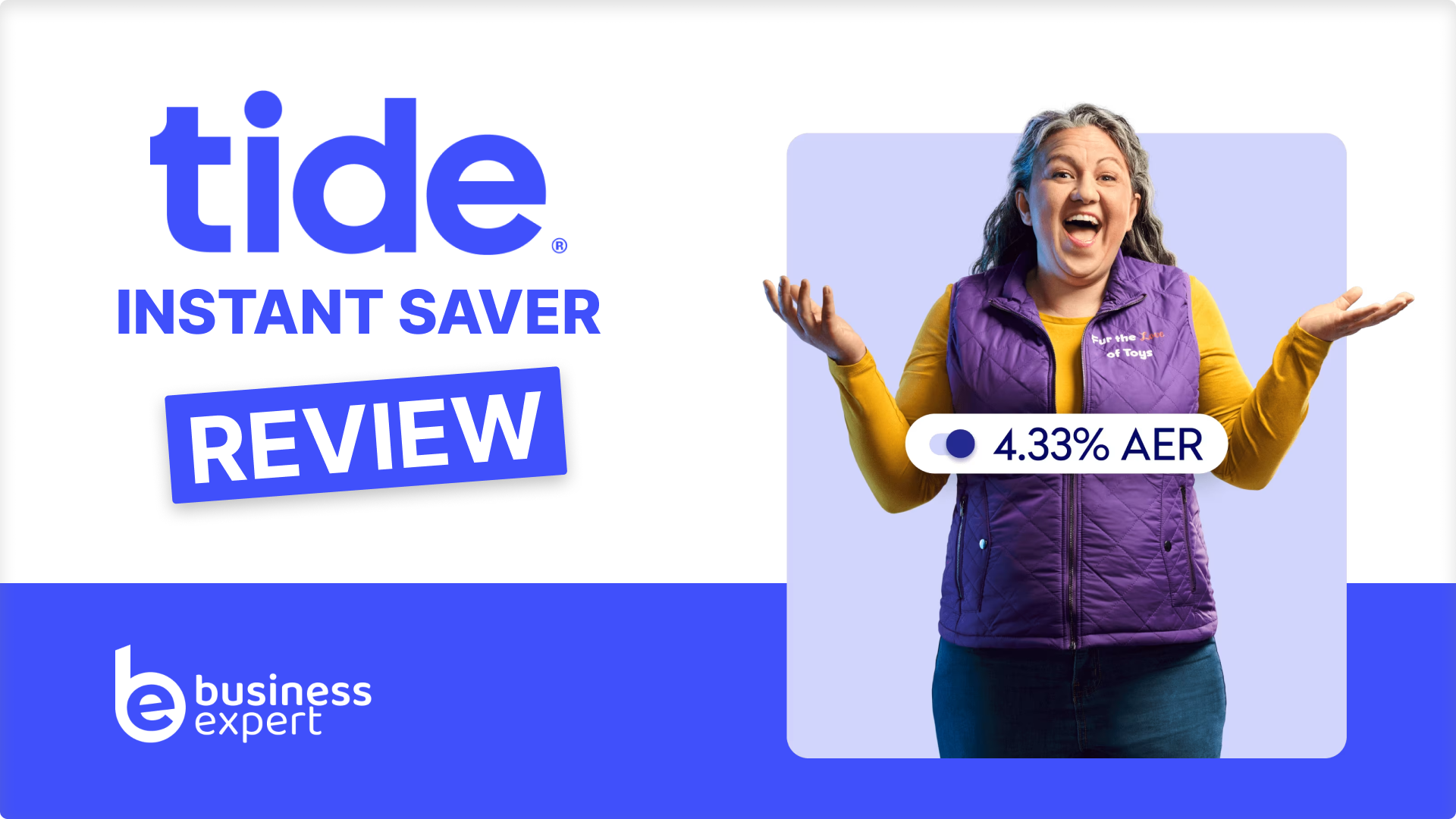 Tide Instant Saver Account Review - Earn 4.33% AER